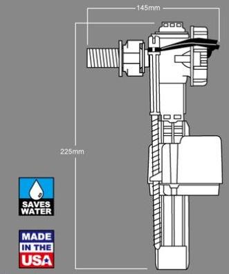 美國福馬牌(Fluidmaster)側面進水器 747 | KOHLER章記衛廚(CBK)-衛浴廚具