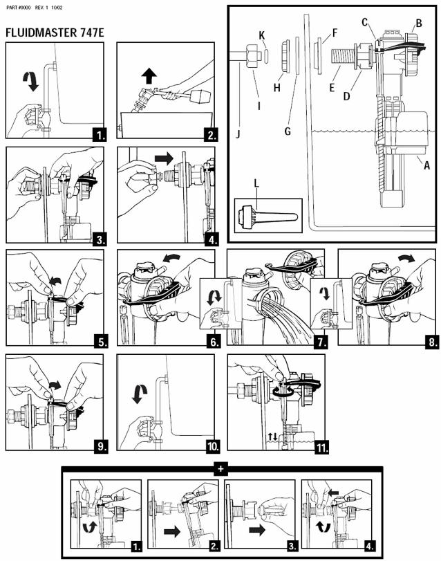 美國福馬牌(Fluidmaster)側面進水器 747 | KOHLER章記衛廚(CBK)-衛浴廚具