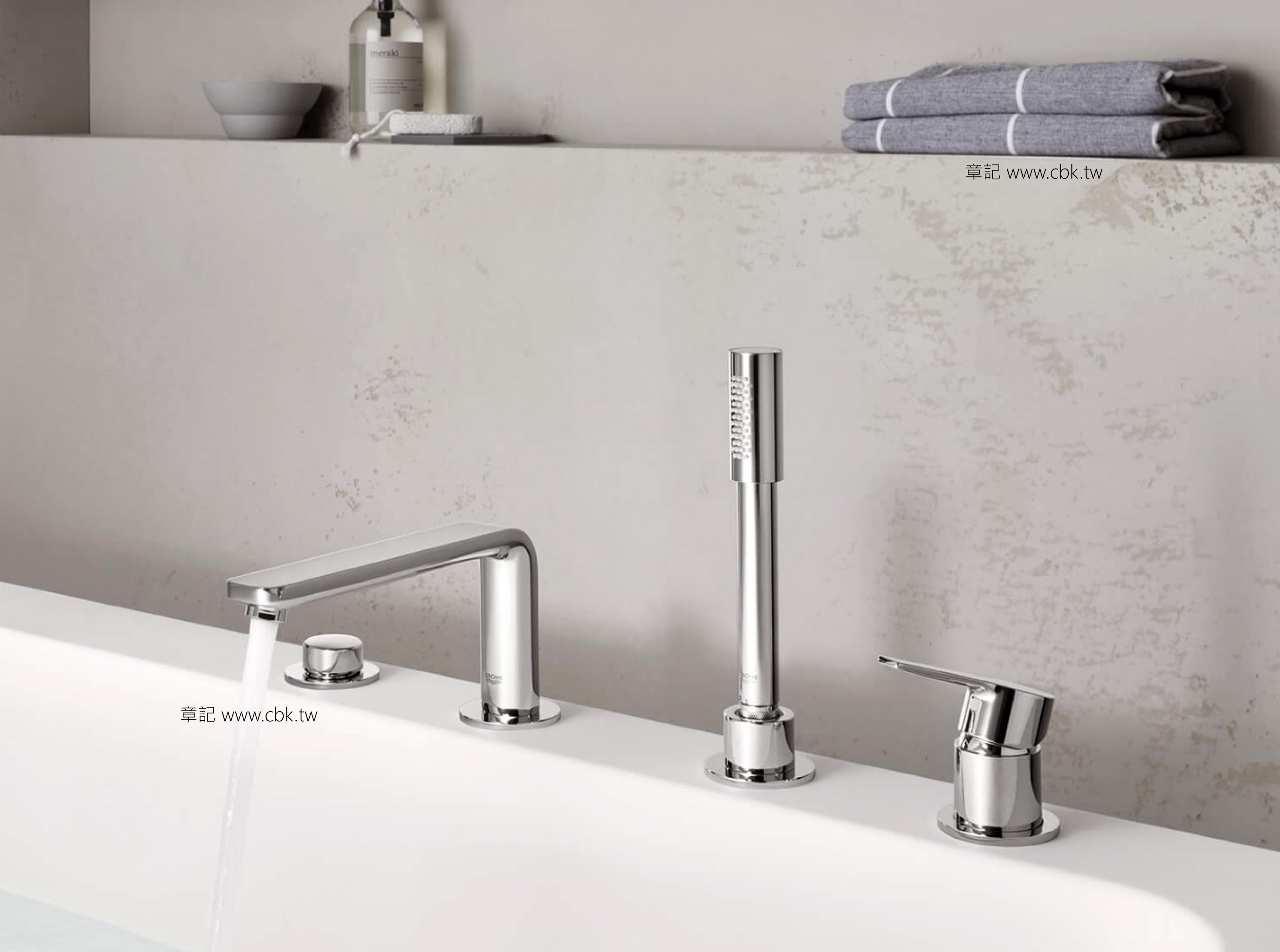 GROHE Lineare 四件式缸型龍頭 19577001 | KOHLER章記衛廚(CBK)-衛浴廚具