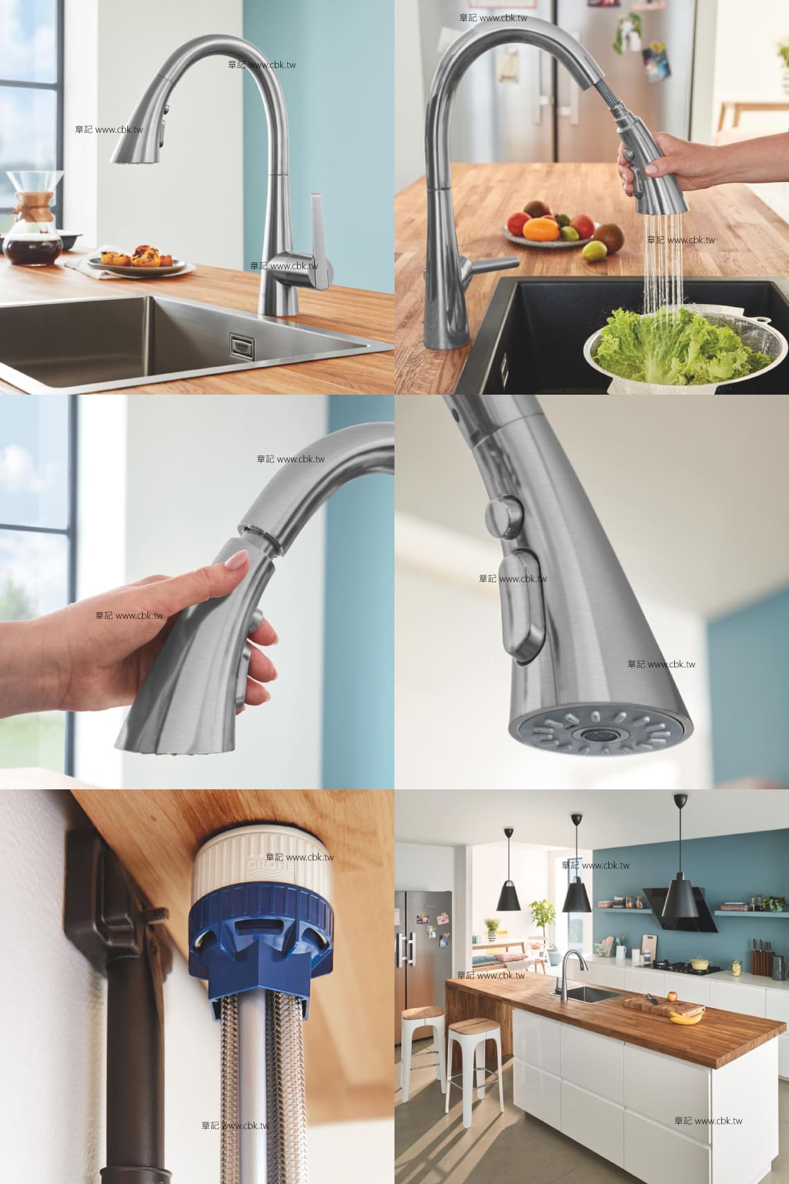 GROHE Zedra 伸縮廚房龍頭 32294002 | KOHLER章記衛廚(CBK)-衛浴廚具