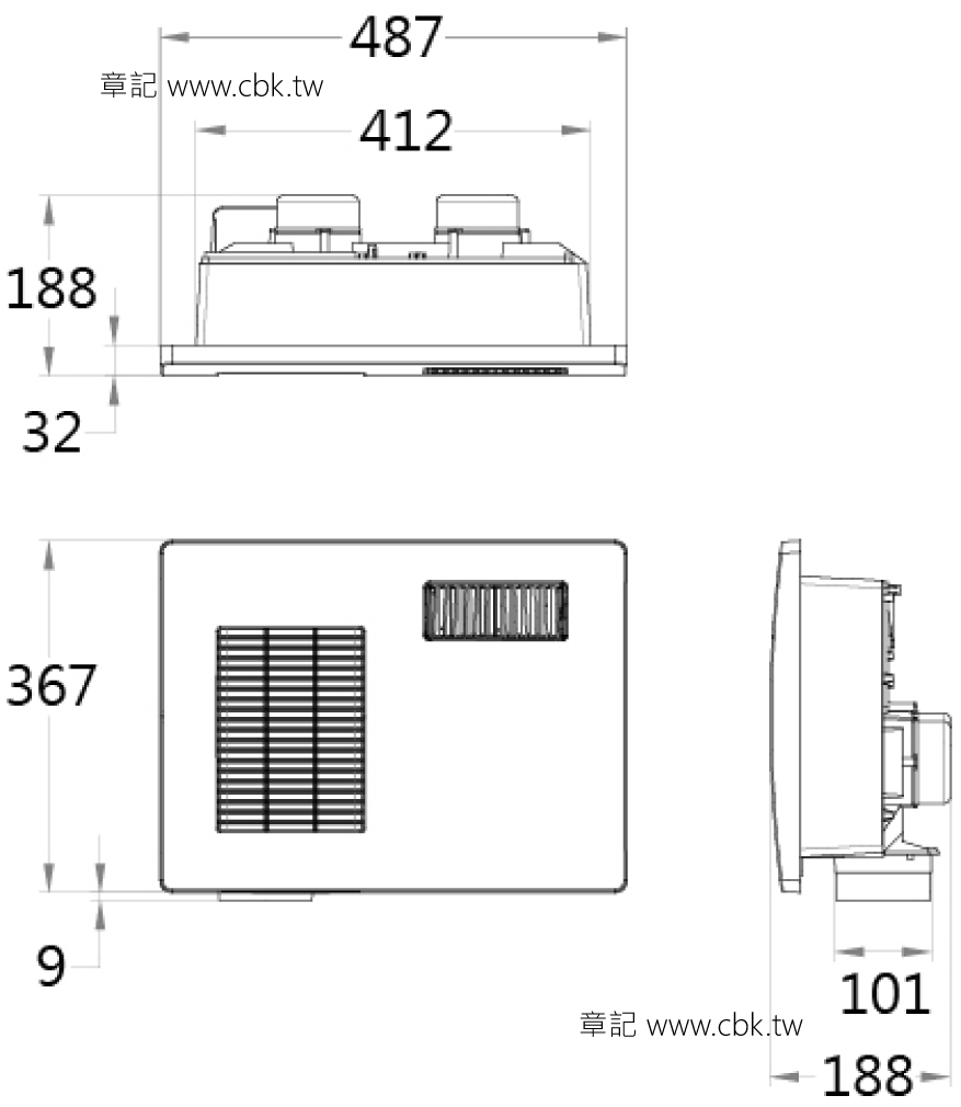 凱撒(CAESAR)四合一暖風乾燥機 DF120_DF220 | KOHLER章記衛廚(CBK)-衛浴廚具