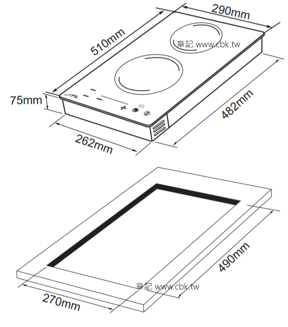 喜特麗(JTL) 雙口電陶爐 JTEG-200【全省免費宅配到府】 | KOHLER章記衛廚(CBK)-衛浴廚具