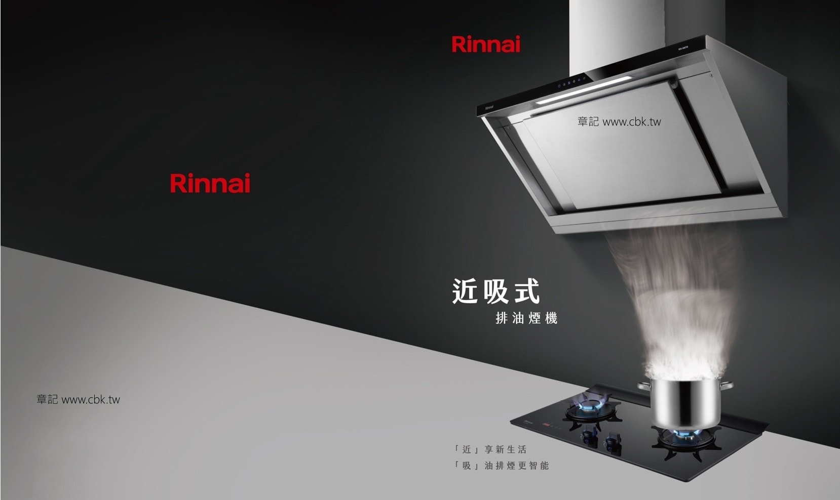 林內牌(Rinnai)近吸式排油煙機(80cm) RH-8670 【送免費標準安裝】 | KOHLER章記衛廚(CBK)-衛浴廚具