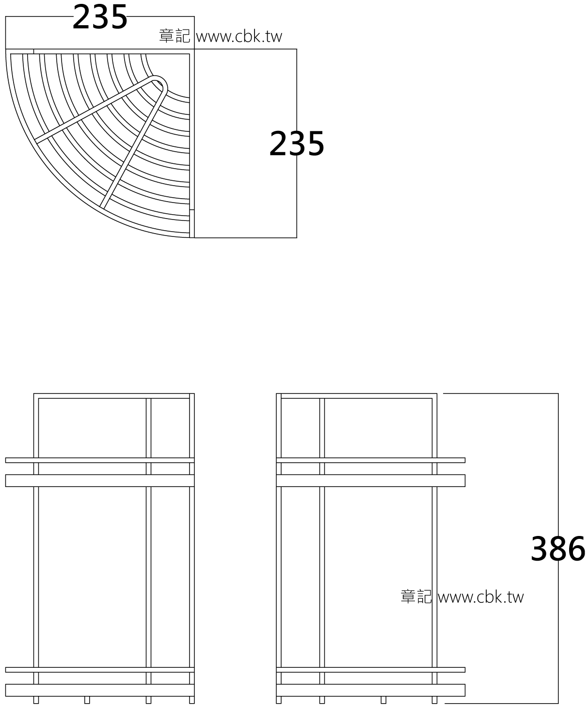 凱撒(CAESAR)雙層牆角架 ST821P | KOHLER章記衛廚(CBK)-衛浴廚具