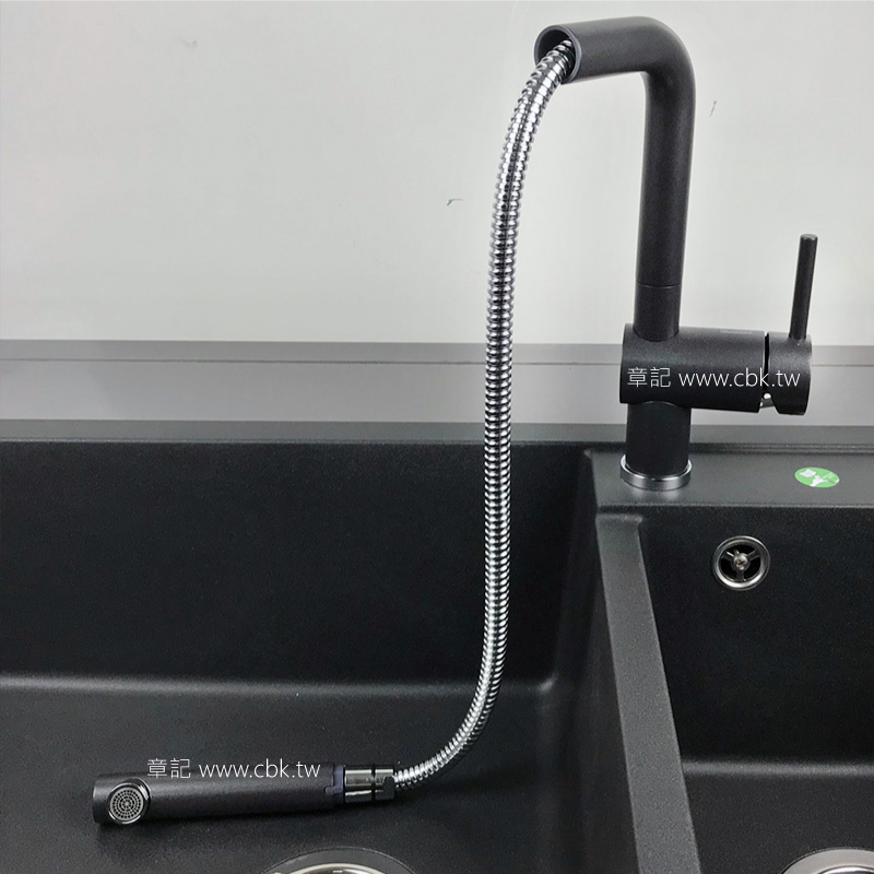 BLANCO LINUS-S 伸縮廚房龍頭(黑色) 516688 | KOHLER章記衛廚(CBK)-衛浴廚具