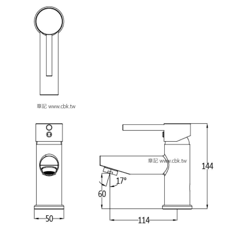 凱撒(CAESAR)單孔面盆龍頭 B350C | KOHLER章記衛廚(CBK)-衛浴廚具