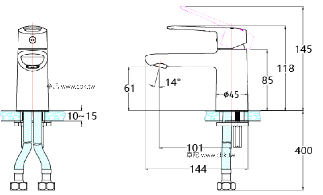 凱撒(CAESAR)單孔面盆龍頭 B380C | KOHLER章記衛廚(CBK)-衛浴廚具