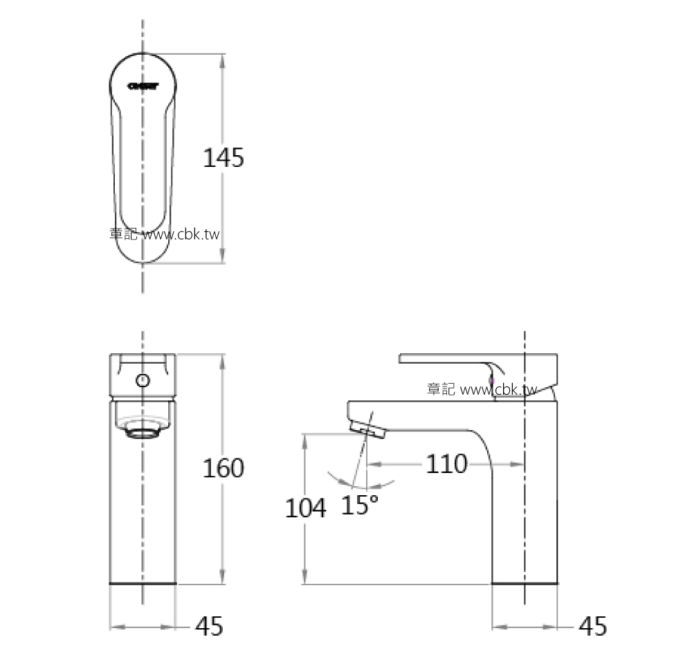 凱撒(CAESAR)單孔面盆龍頭 B570C | KOHLER章記衛廚(CBK)-衛浴廚具
