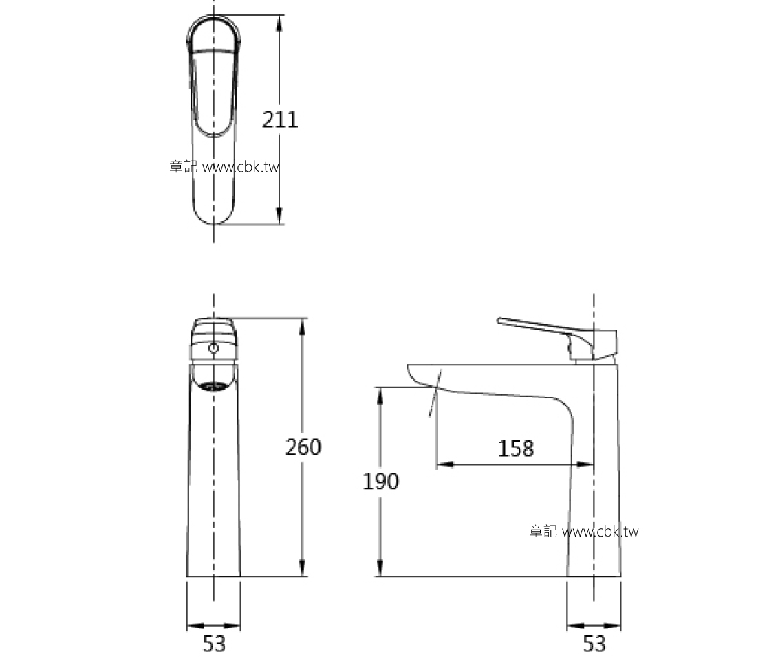 凱撒(CAESAR)單孔無鉛面盆龍頭 B710CL | KOHLER章記衛廚(CBK)-衛浴廚具
