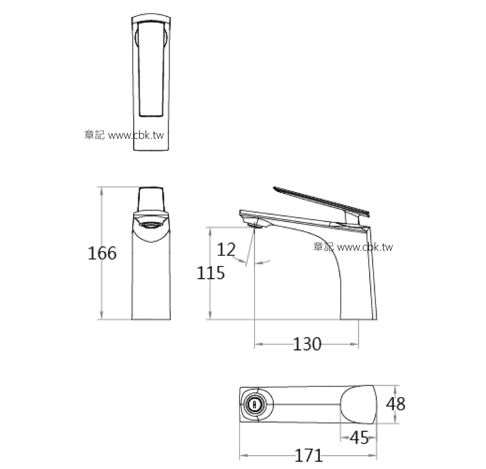 凱撒(CAESAR)單孔面盆龍頭 B820C | KOHLER章記衛廚(CBK)-衛浴廚具