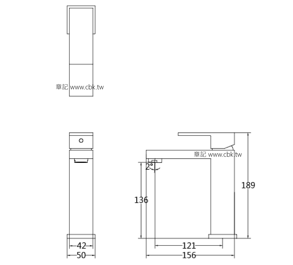 凱撒(CAESAR)單孔面盆龍頭 B840C | KOHLER章記衛廚(CBK)-衛浴廚具