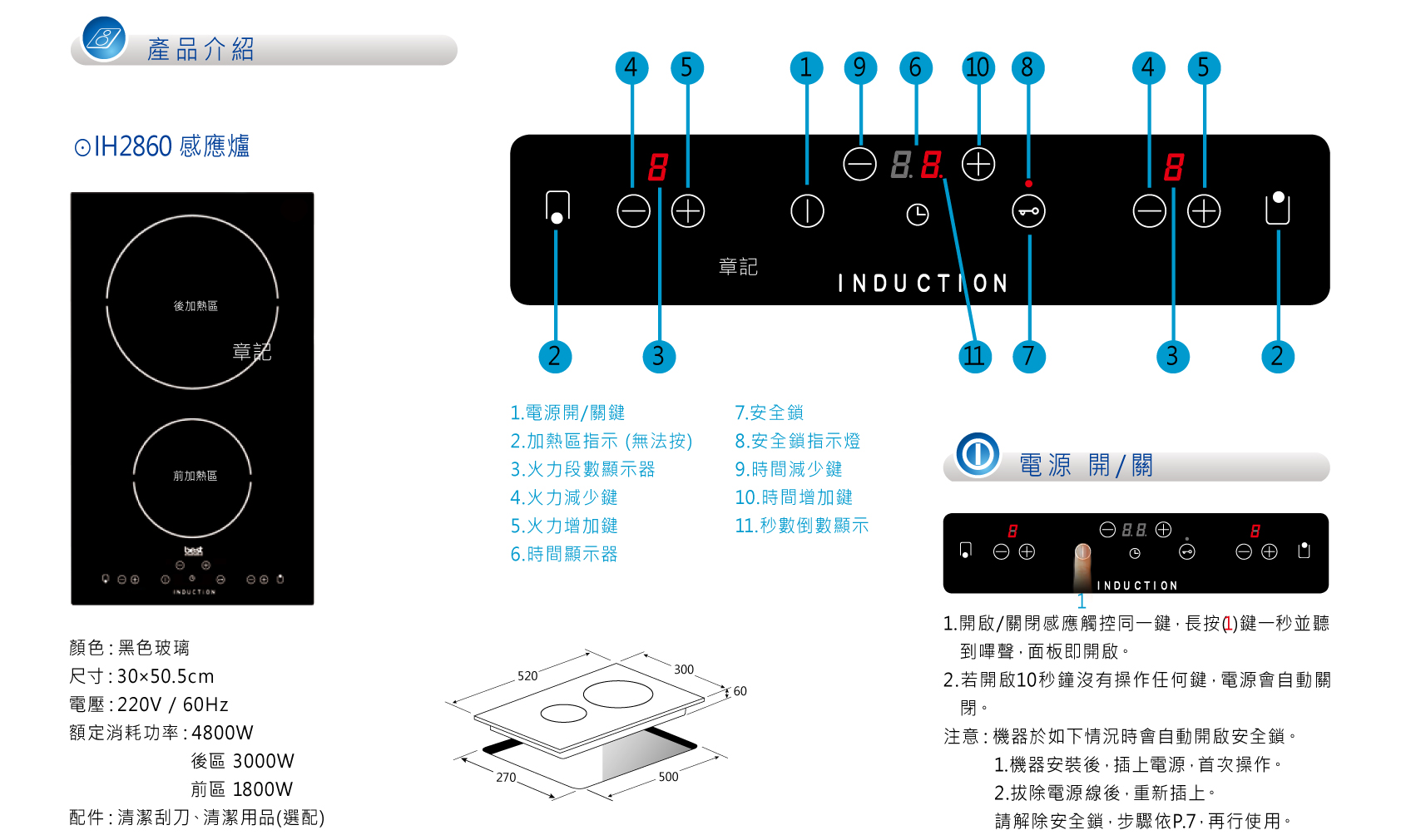 best 雙口感應爐 IH2860 | KOHLER章記衛廚(CBK)-衛浴廚具
