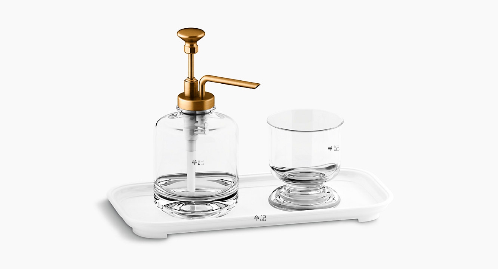 KOHLER Artifacts 桌面整理套組(玫瑰金) K-72574T-RGD | KOHLER章記衛廚(CBK)-衛浴廚具