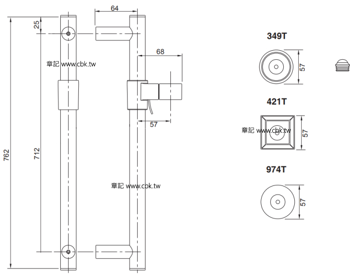 KOHLER 升降桿(羅曼銀) K-8524T-BN | KOHLER章記衛廚(CBK)-衛浴廚具