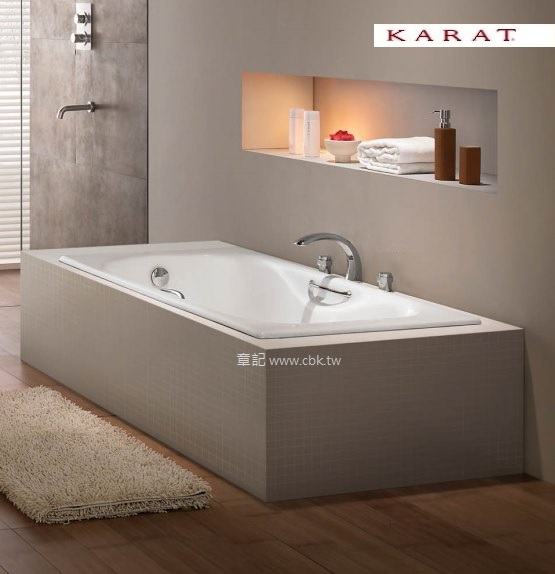KARAT 鑄鐵浴缸(150cm) BT8575 | KOHLER章記衛廚(CBK)-衛浴廚具