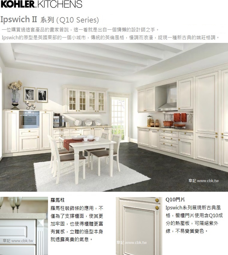 KOHLER Kitchen Ipswich II 系列 | KOHLER章記衛廚(CBK)-衛浴廚具