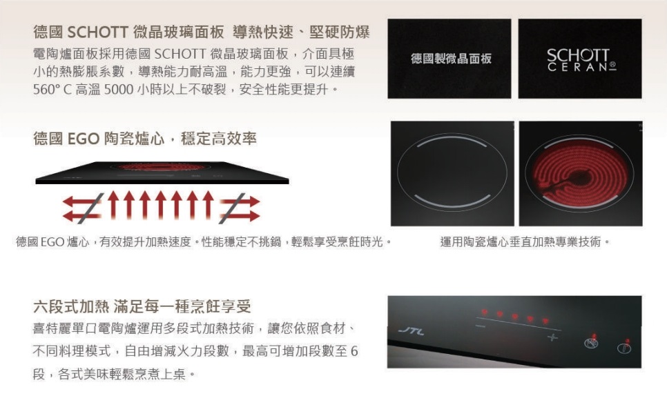 喜特麗(JTL) 雙口電陶爐 JT-EG268【全省免費宅配到府】 | KOHLER章記衛廚(CBK)-衛浴廚具