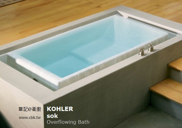 KOHLER sok 溢流型按摩浴缸(190cm) K-1188T-RE-0 | KOHLER章記衛廚(CBK)-衛浴廚具
