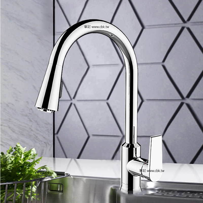 KOHLER Taut 伸縮廚房龍頭 K-21367T-4-CP | KOHLER章記衛廚(CBK)-衛浴廚具