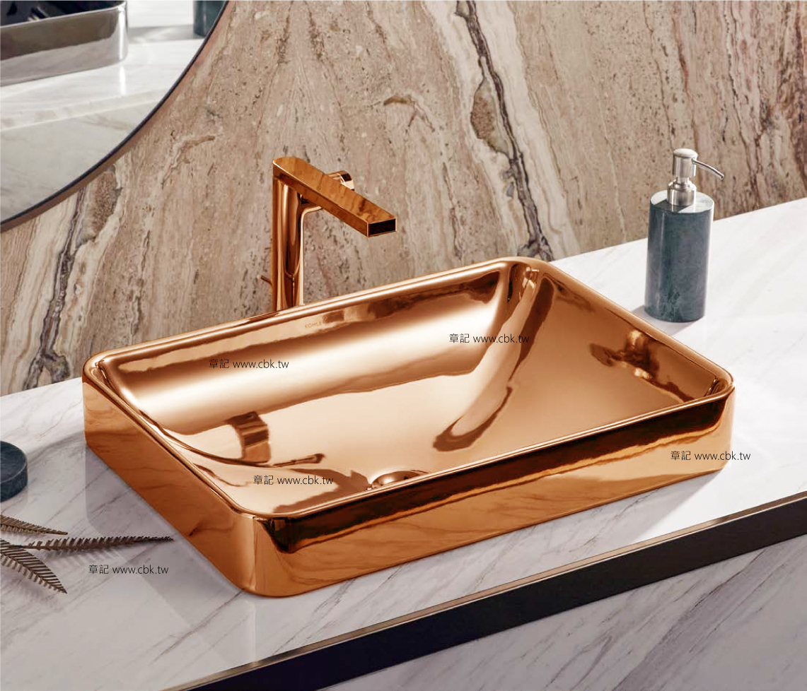 KOHLER Forefront 上嵌檯面盆-玫瑰金(57.5cm) K-28729T-RGD | KOHLER章記衛廚(CBK)-衛浴廚具