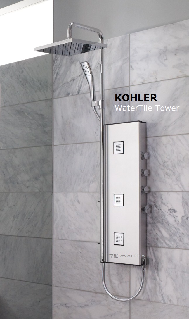KOHLER WaterTile 淋浴塔 K-3872T-CP / 補貨中 | KOHLER章記衛廚(CBK)-衛浴廚具