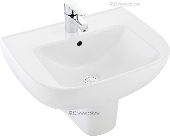 ★ 三件式優惠組合 ★ KOHLER Reach 瓷蓋面盆(57.2cm) K-72448X-1-0 | KOHLER章記衛廚(CBK)-衛浴廚具