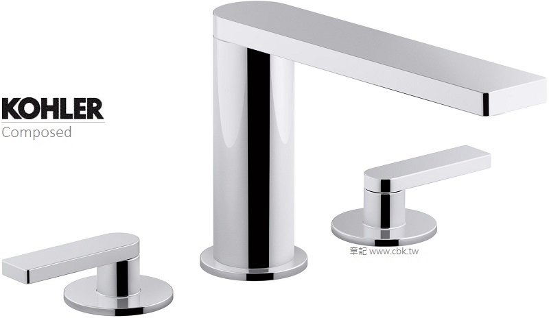 KOHLER Composed 缸上型龍頭 K-73081T-4-CP | KOHLER章記衛廚(CBK)-衛浴廚具