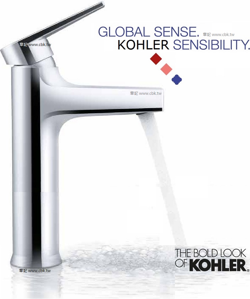KOHLER Taut 高腳臉盆龍頭 K-74026T-4-CP | KOHLER章記衛廚(CBK)-衛浴廚具