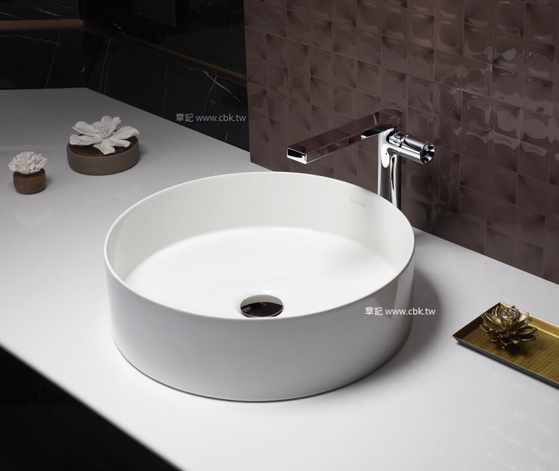 KOHLER Mica 檯面立體盆(41cm) K-90012T-0 | KOHLER章記衛廚(CBK)-衛浴廚具