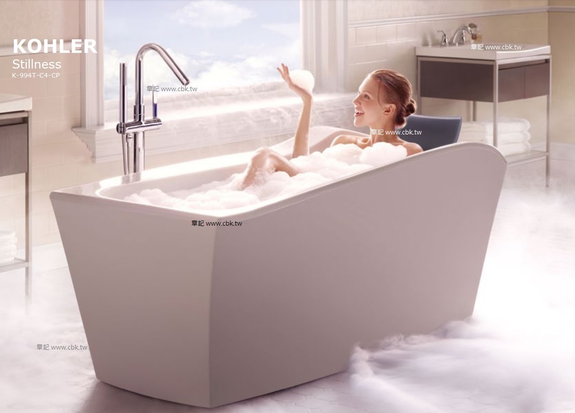 KOHLER Stillness 落地式浴缸龍頭附預埋件 K-994T-C4-CP | KOHLER章記衛廚(CBK)-衛浴廚具