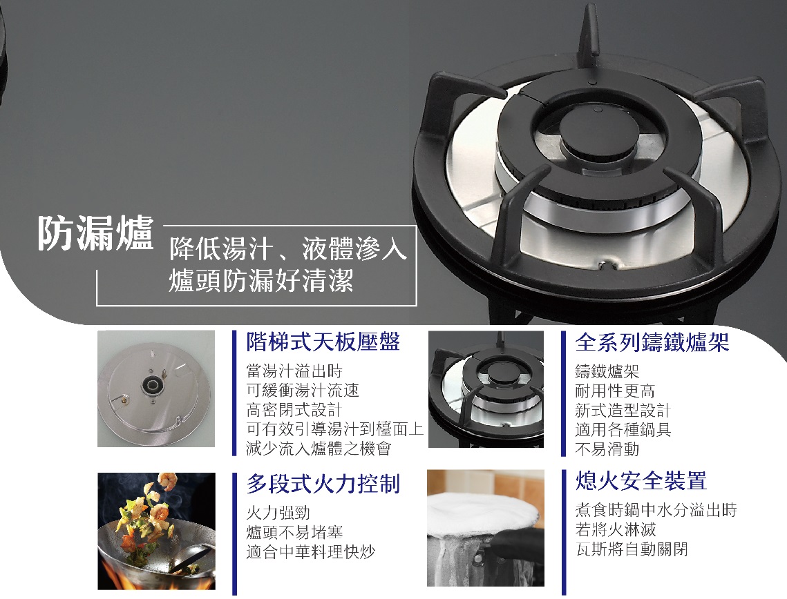 林內牌(Rinnai)不銹鋼檯面式防漏爐 RB-H201S 【送免費標準安裝】 | KOHLER章記衛廚(CBK)-衛浴廚具