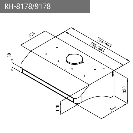 林內牌(Rinnai)全直流變頻排油煙機(80cm) RH-8178 【送免費標準安裝】 | KOHLER章記衛廚(CBK)-衛浴廚具