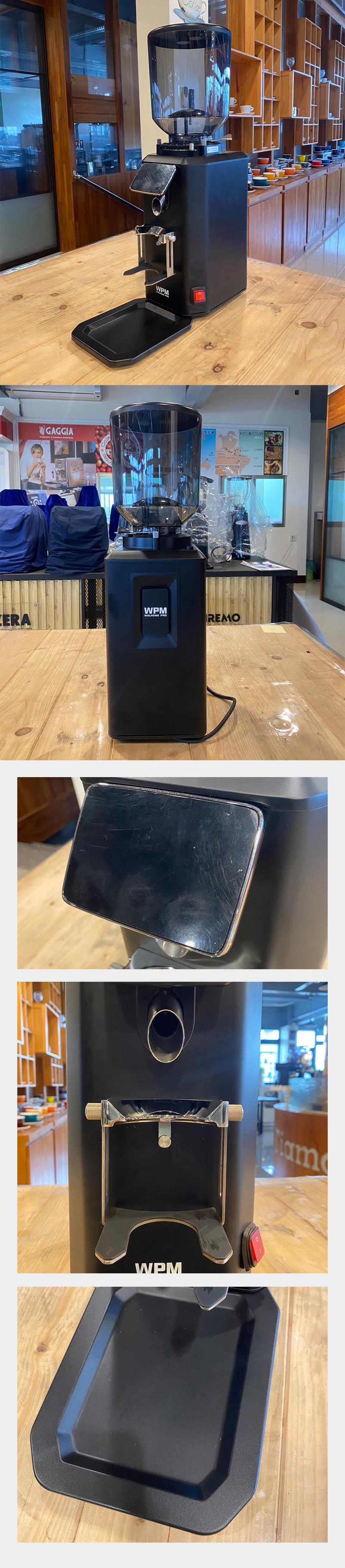 【展示機特惠】WPM ZD-18 商業用磨豆機 黑 220V - 展示實演機 / 面板封膜未撕 / 近全新禧龍企業股份有限公司